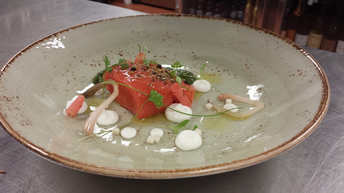 104° Salmon: Our take on this delicious dish. - Photo by Bryan Tessler ...