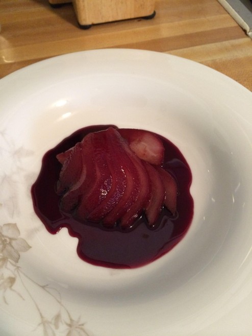 Red Wine Poached Pear - Photo by Murray Bessette | ChefSteps