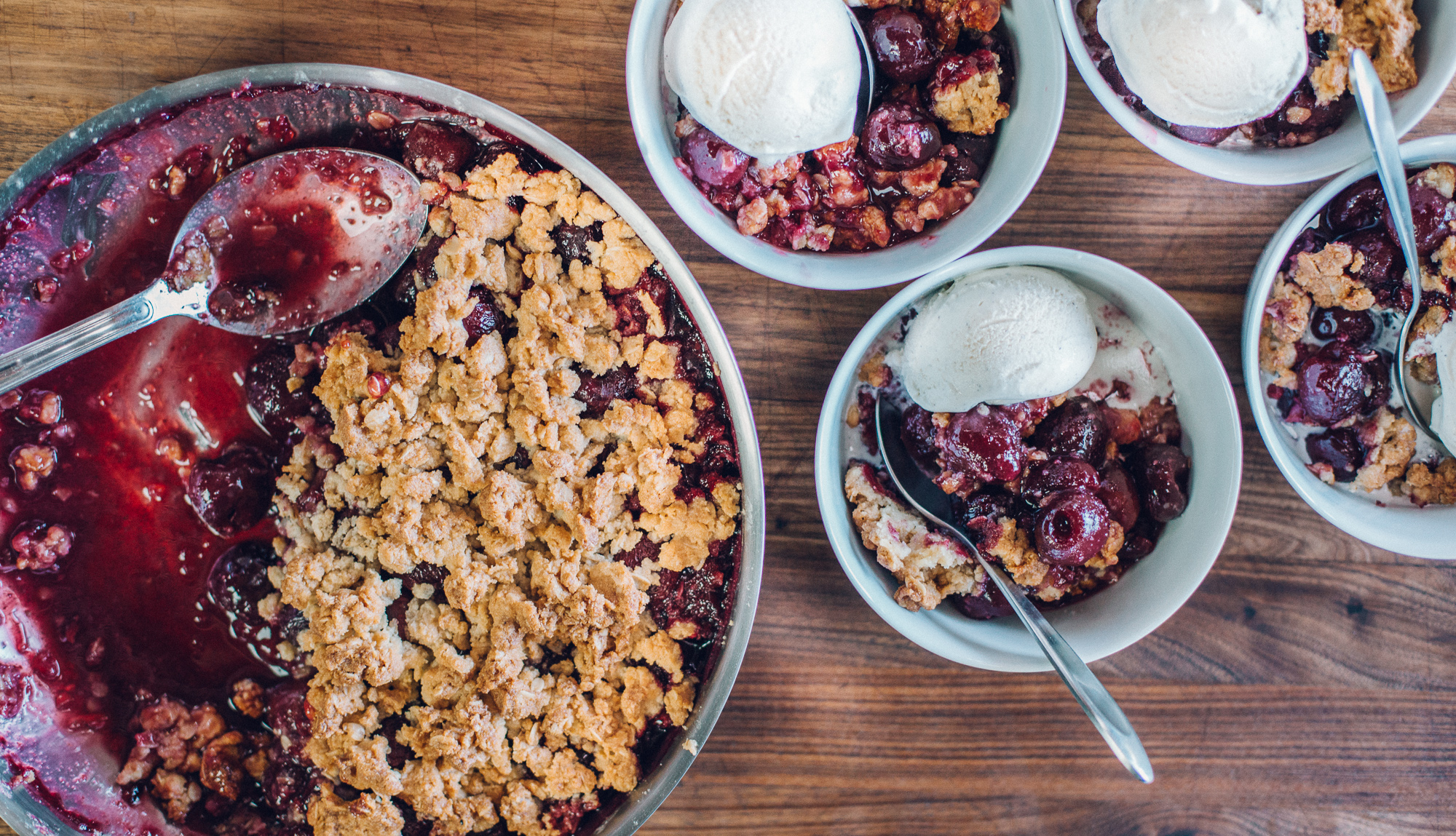 Simple Fruit Crumble With Oatmeal Streusel Topping | ChefSteps