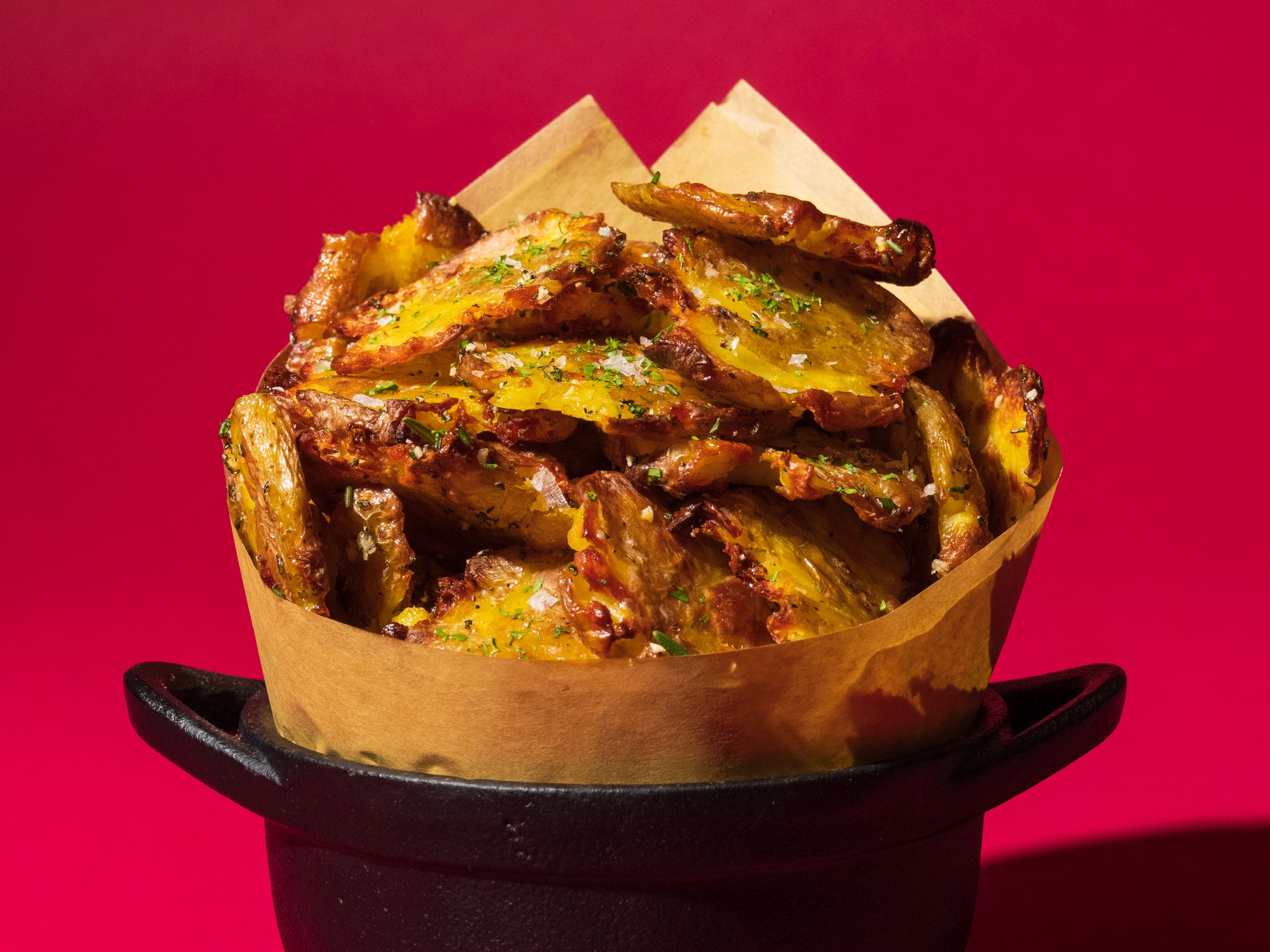 Crispy Air-Fried Smashed Potatoes | ChefSteps