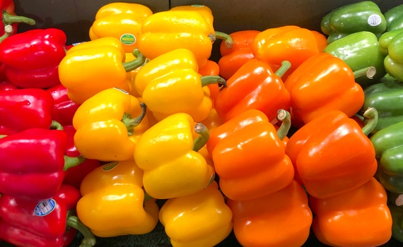 Yellow bell pepper store