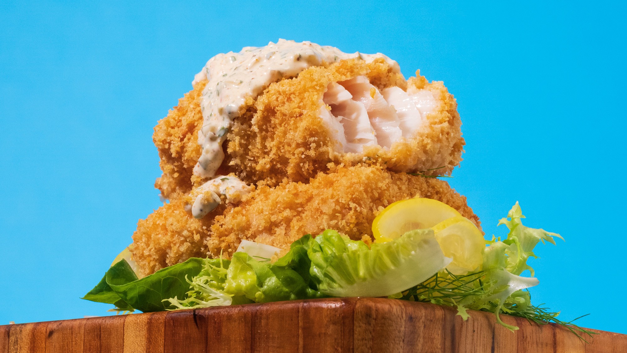 Air-Fried Crispy Fish Fillets With Fennel and Pickled Lemon Salad ...