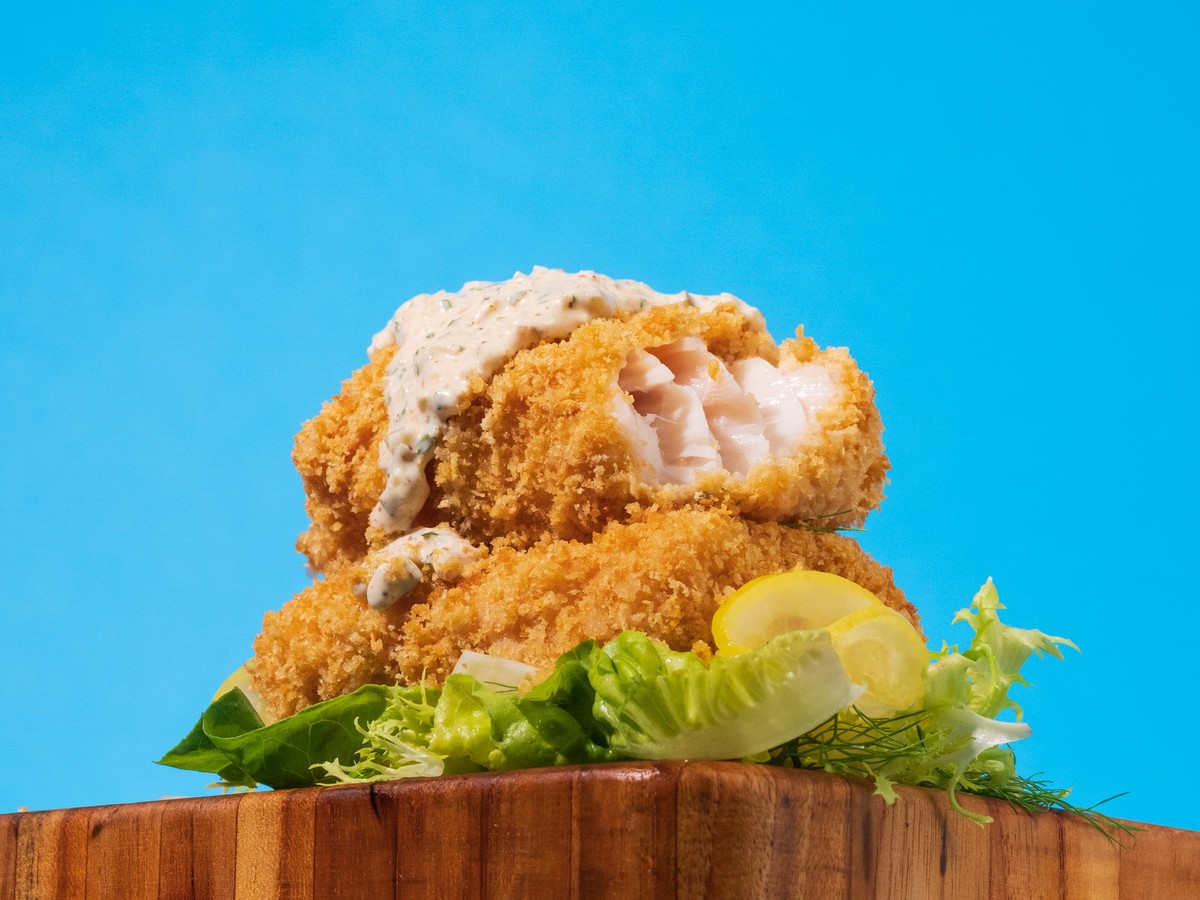 Air-Fried Crispy Fish Fillets With Fennel and Pickled Lemon Salad ...