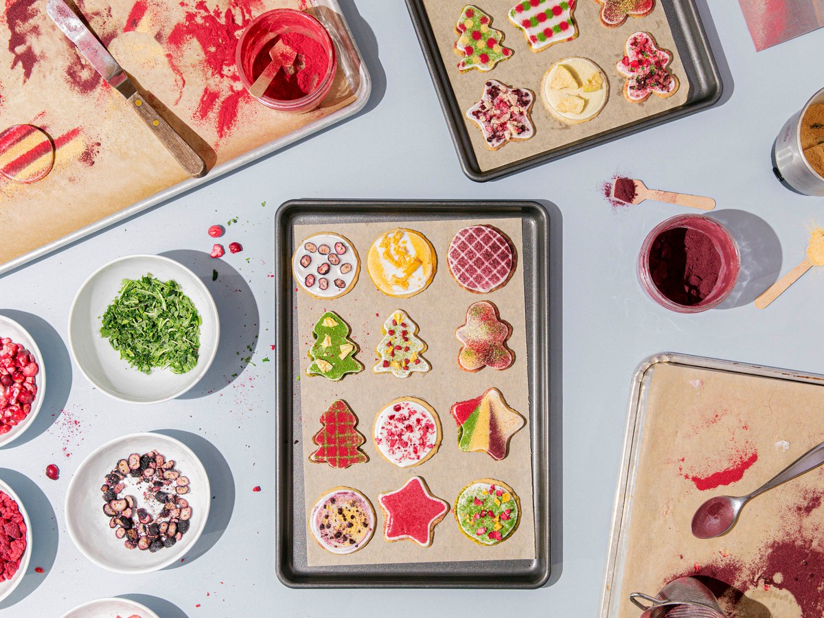 Festive, Freeze-Dried Fruity Shortbread Cookies | ChefSteps